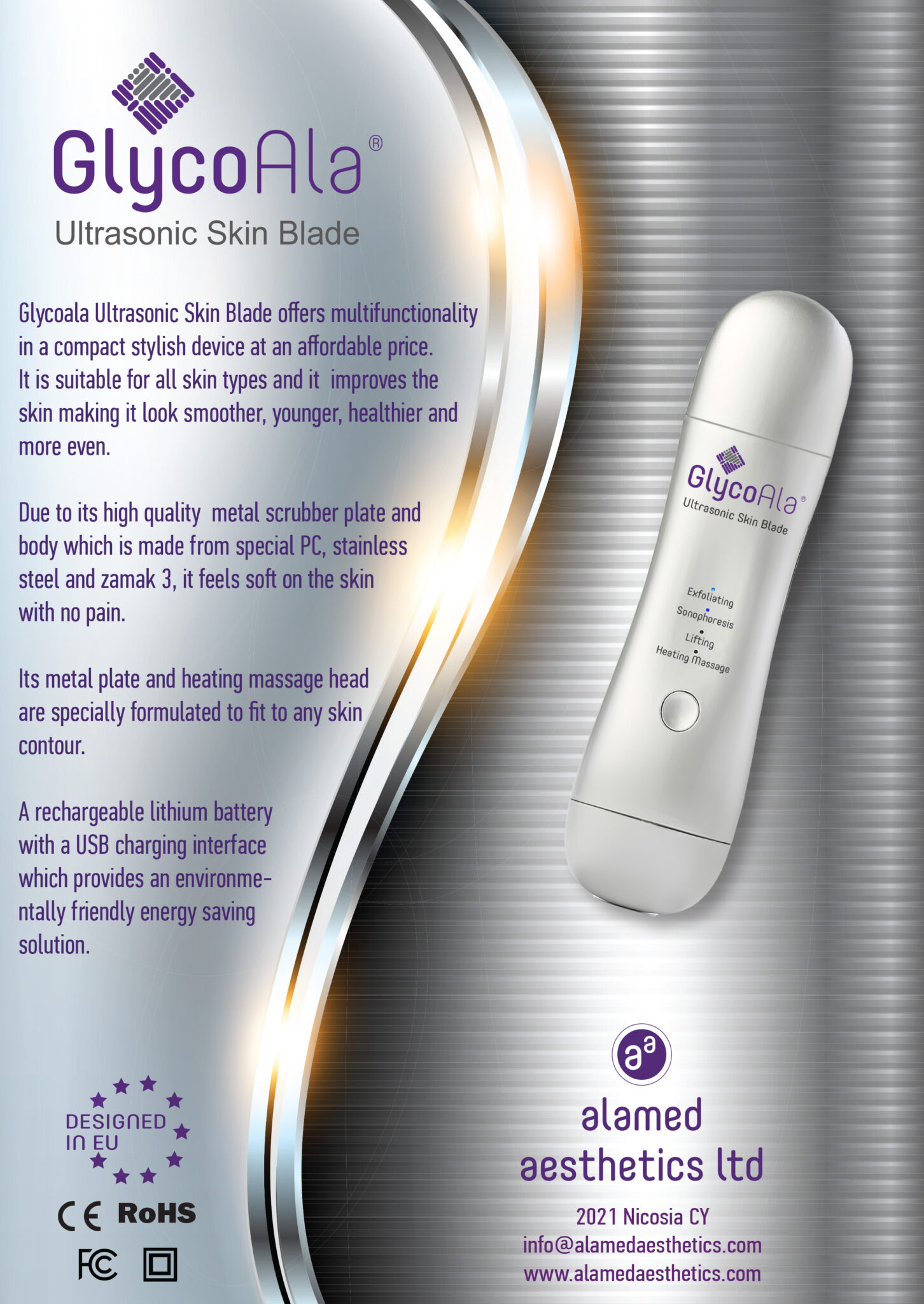 Glycoala Ultrasonic Skin Blade - GlycoAla.com